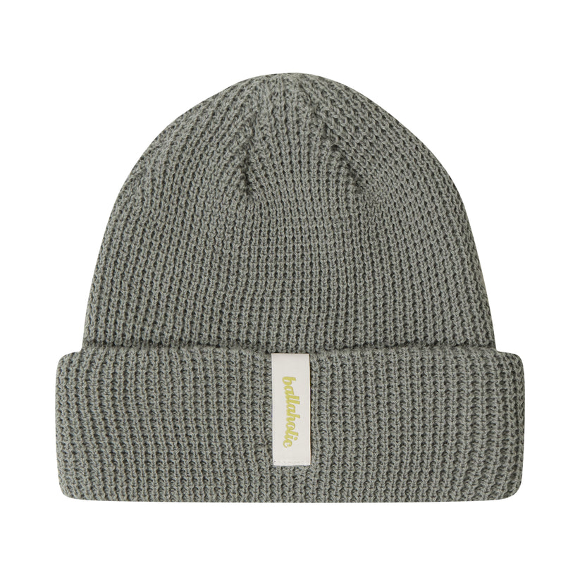 Logo Label Beanie (gray) – ballaholic